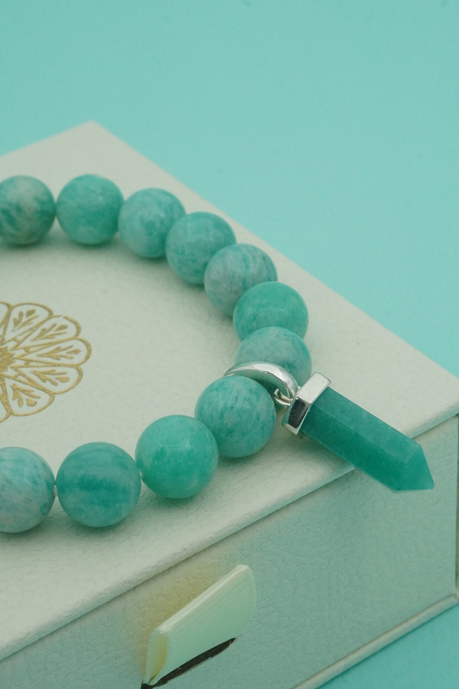 Amazonite Balance Bracelet | Grounding Silver Gemstone Jewellery