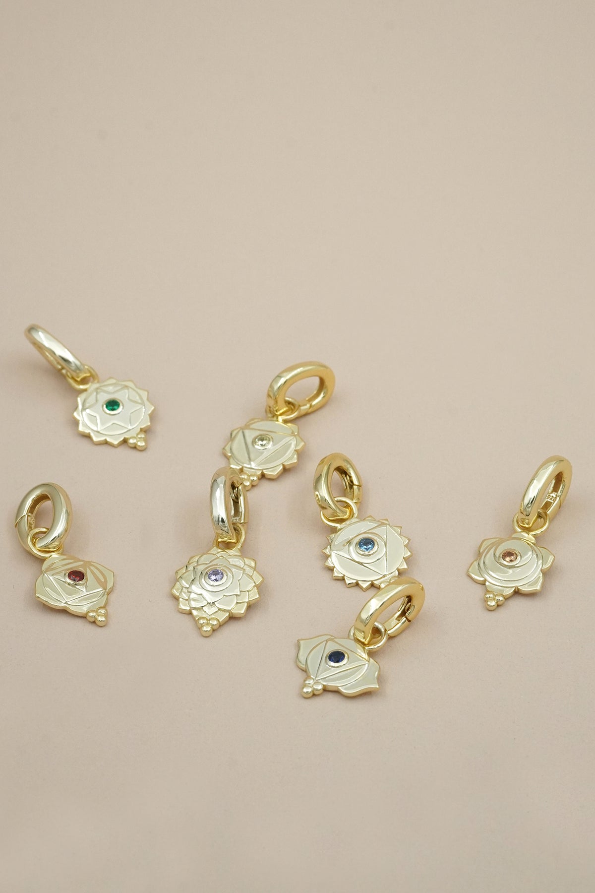 Solar Plexus Chakra Charm |Gold Meaningful Charm Jewellery NZ