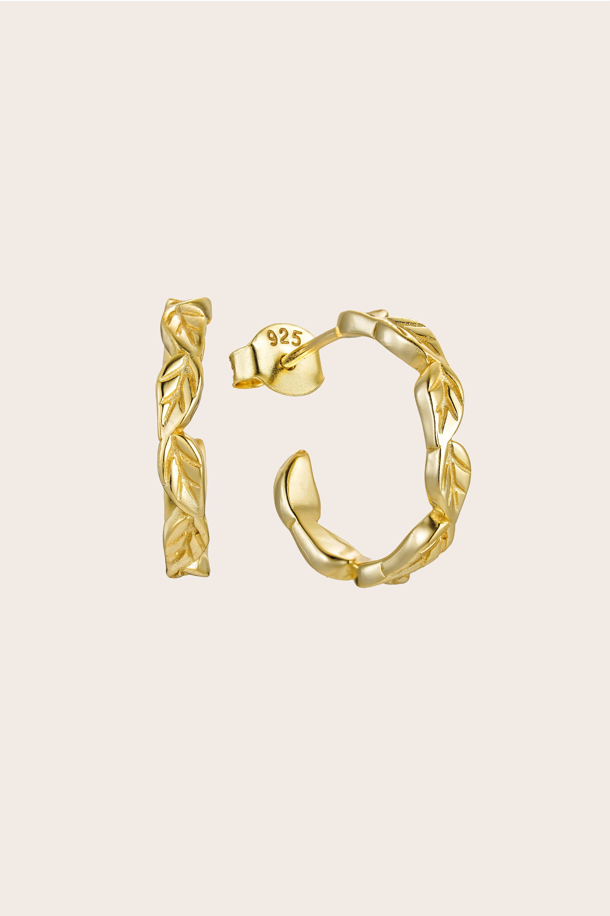 Connected Hoops Gold | Symbolic Unity Earrings
